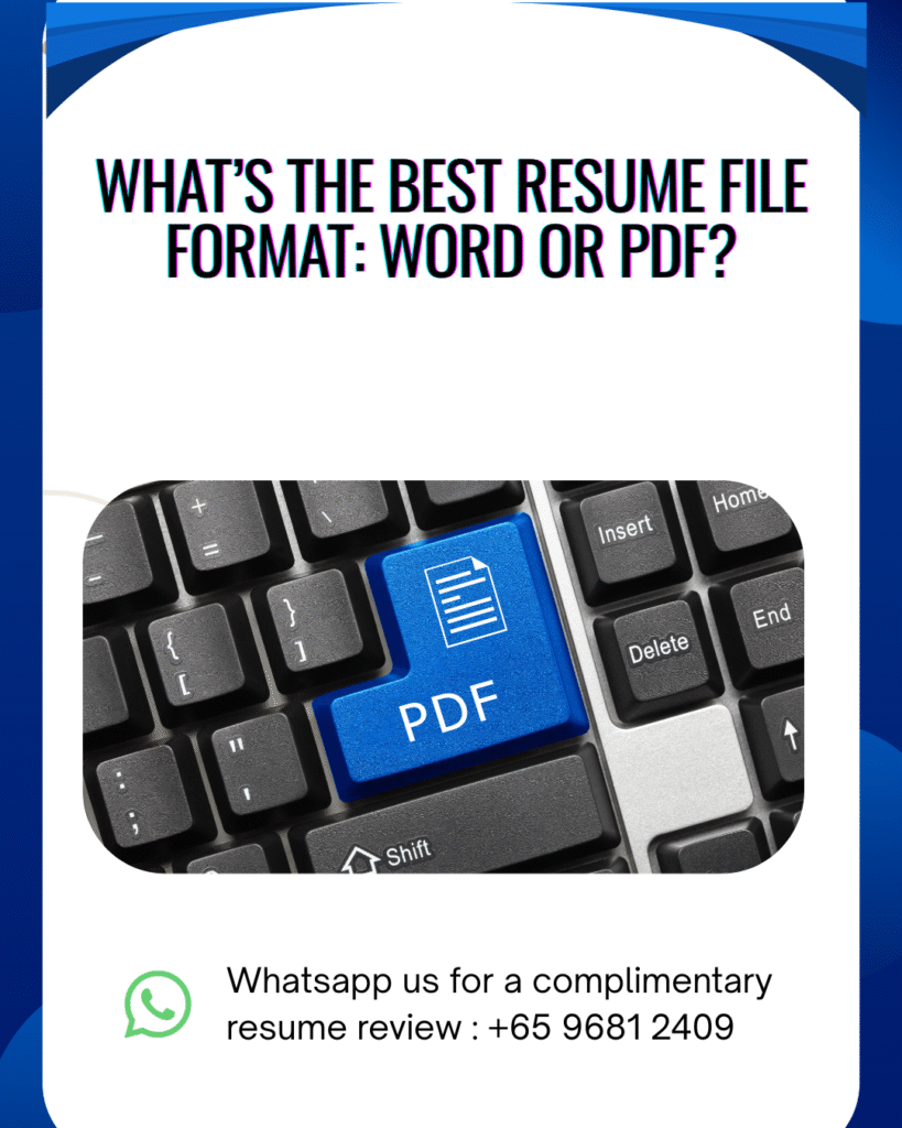 What’s the Best Resume File Format: Word or PDF? - Executive Resumes